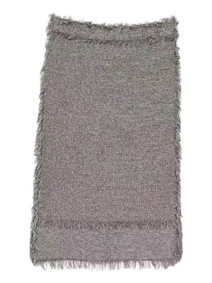 JNBY JNBY Fringed Midi Skirt Grey