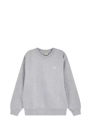 WALK IN PARIS Logo-detail Crew-neck Sweater - Grey