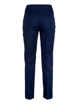 VIA MASINI 80 Slim-cut Trousers - Blue