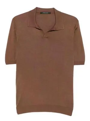 Tagliatore Keith Short-sleeve T-shirt - Brown