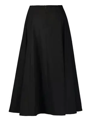Adam Lippes A-line Skirt With Zip Fastening - Black