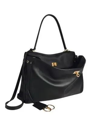 Balenciaga Rodeo Leather Bag Black