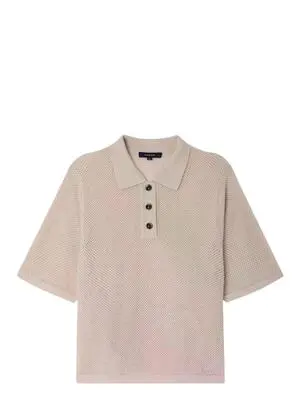 Soeur Harvey Short-sleeved Polo Shirt Neutrals