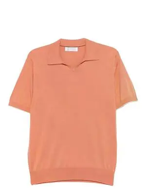 Brunello Cucinelli Short-sleeve T-shirt - Orange