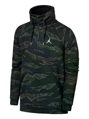 JORDAN Air Flight Half-zip Sweatshirt - Black