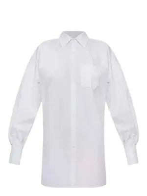 Coperni Drawstring Waist Shirt - White