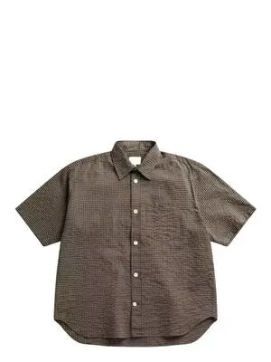 Norse Projects Checked Shirt - Brown