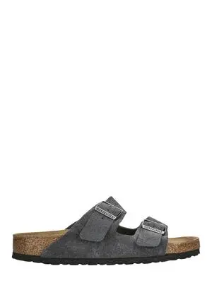 BIRKENSTOCK Birkenstock Suede Arizona Sandals Grey