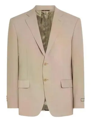 Canali Flap-pocket Wool Suit - Neutrals