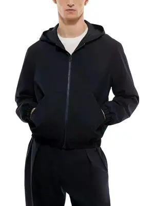 FURSAC Hooded Zip-fastening Jacket - Blue