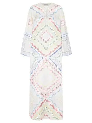 MARY KATRANTZOU Collins Printed Woven Cover-up - Multi