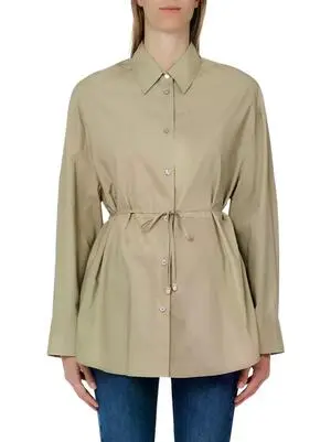 Liu Jo Drawstring Waist Shirt - Neutrals