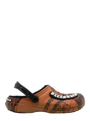 CROCS Dylan Clogs With Camouflage Pattern - Orange