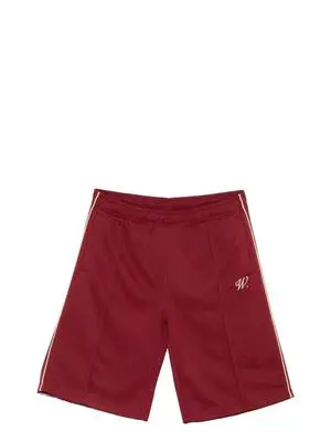 WALK IN PARIS Side Stripe Shorts - Red