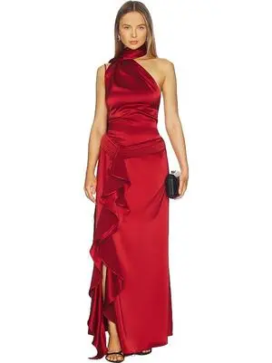 CASONA La Sandunguera Gown - Red