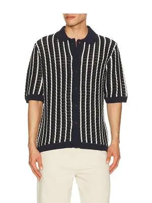 Rag & Bone Crochet Dalton Shirt In . Also - Navy