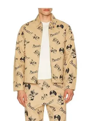 MARKET Smiley Cubism Work Jacket - Tan
