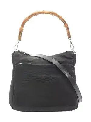 Gucci Bamboo Handle Tote Bag - Black