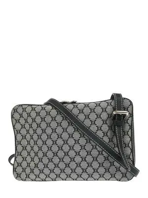 Celine Macadam Canvas Shoulder Bag - Grey