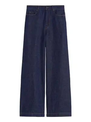 Max Mara Wide-leg Denim Jeans - Blue