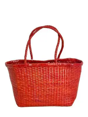 Dragon Diffusion Dragon Diffusion Woven Tote Bag Red