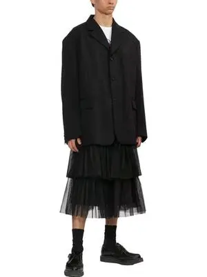 Comme Des Garçons Wool Blazer - Black