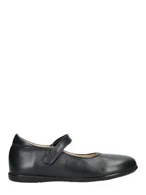 PAPOUELLI Leather Mary Jane Shoes - Navy