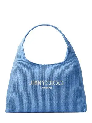JIMMY CHOO Jimmy Choo Beach Diamond Shoulder Bag Blue