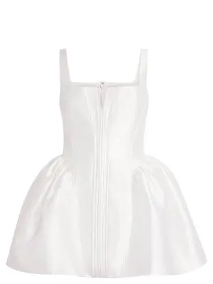 SELF-PORTRAIT Bustier Mini Dress - White