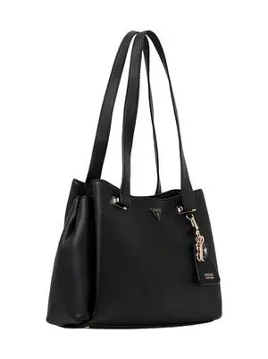 Guess Satchel Crossbody Bag - Black