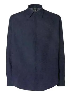 Fendi Patterned Shirt - Blue