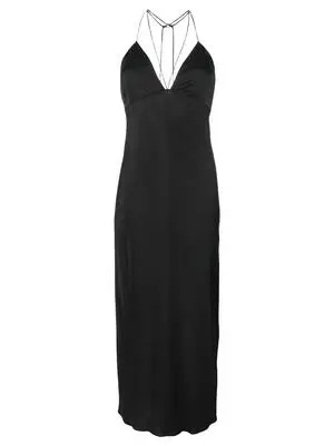 CALVIN KLEIN Calvin Klein Strappy Halterneck Slip Dress