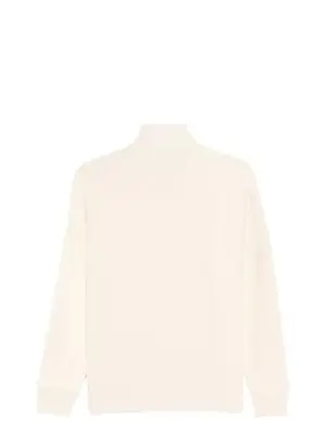 C.P. COMPANY Diagonal Raised Quarter-Zip Sweatshirt Neutrals
