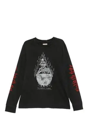GALLERY DEPT. Graphic Print Long-sleeved T-shirt - Black