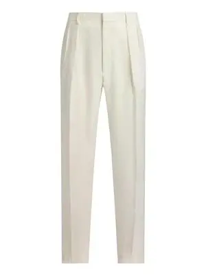 Ralph Lauren Purple Label Pleated Trousers - Neutrals