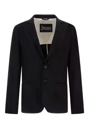 Herno Single-breasted Blazer - Black