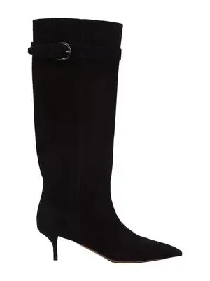Alala Buckle-strap Knee-high Boots - Black