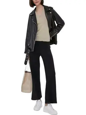 BENETTON V-neck Long Sleeve Sweater - Neutrals