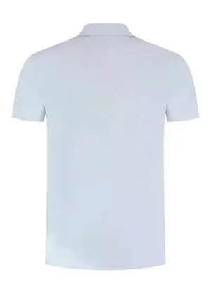 ZANONE Button Short-sleeve Polo Shirt - Blue