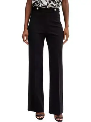 TWINSET Tailored Press-crease Trousers - Black