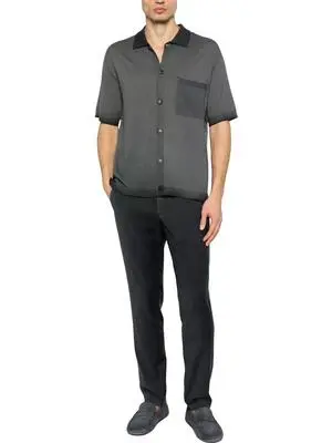 AROVESCIO Pocket Buttoned Shirt - Grey