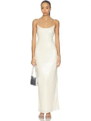 Superdown Sequin Embellished Maxi Dress - Ivory