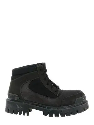 Balenciaga Combat Strike Low Boots - Grey