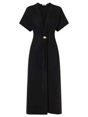 Altuzarra Rena Embellished Jersey Maxi Dress - Black