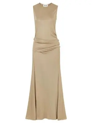 Tove Lelani Jersey Maxi Dress - Metallic