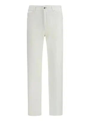 MOORER Milton Straight-leg Jeans - Neutrals