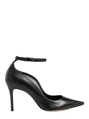 Cinq À Sept Riley Soft Curve Ankle-strap Pumps - Black