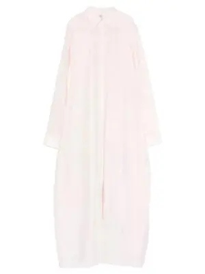 TOTEME Long Sleeve Maxi Dress - Pink