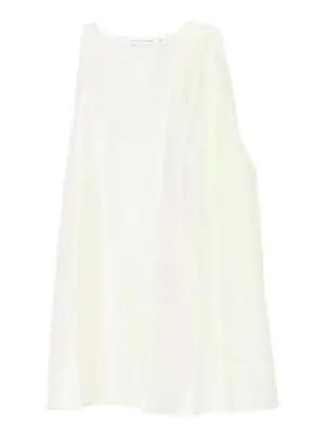 VIKTORIA CHAN Cilla Draped Sleeveless Top - Neutrals