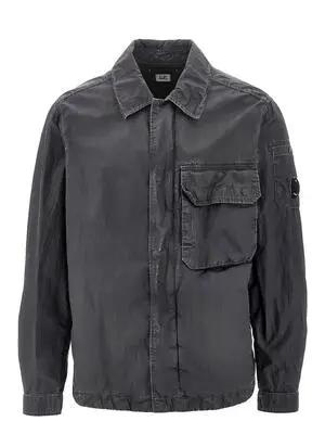 C.P. COMPANY Patch-pocket Overshirt - Grey